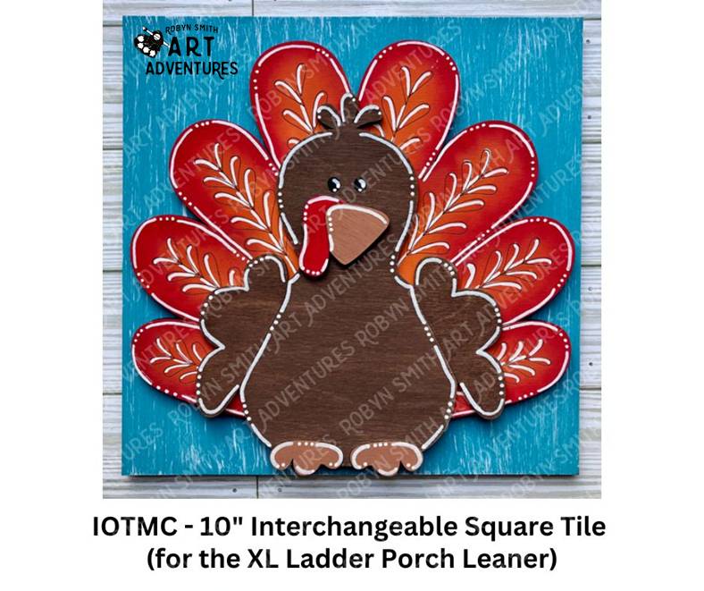 IOTMC - 10" Interchangeable Square Tile (for the XL Ladder Porch Leane ...